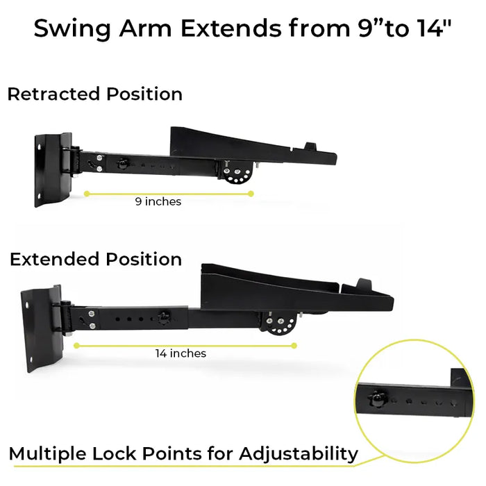 Printer Tray Swing Arm Wall Mount for Zebra GK420D | AgozTech